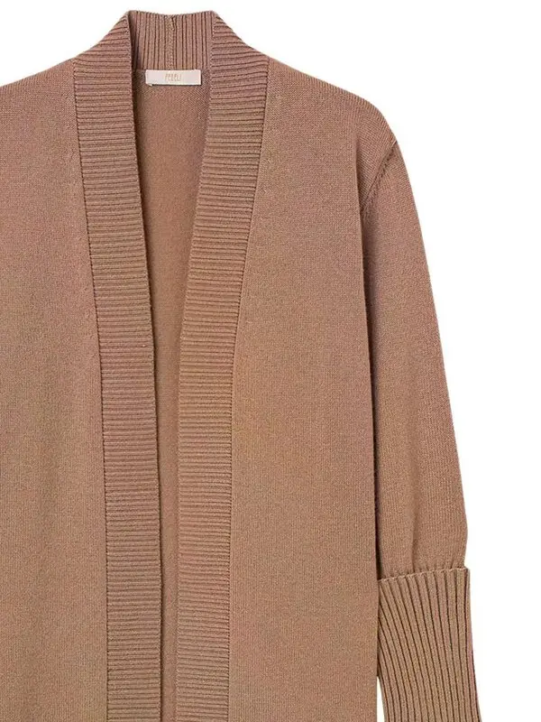 Fedeli Cashmere Cardigan With Ribbed Cuffs