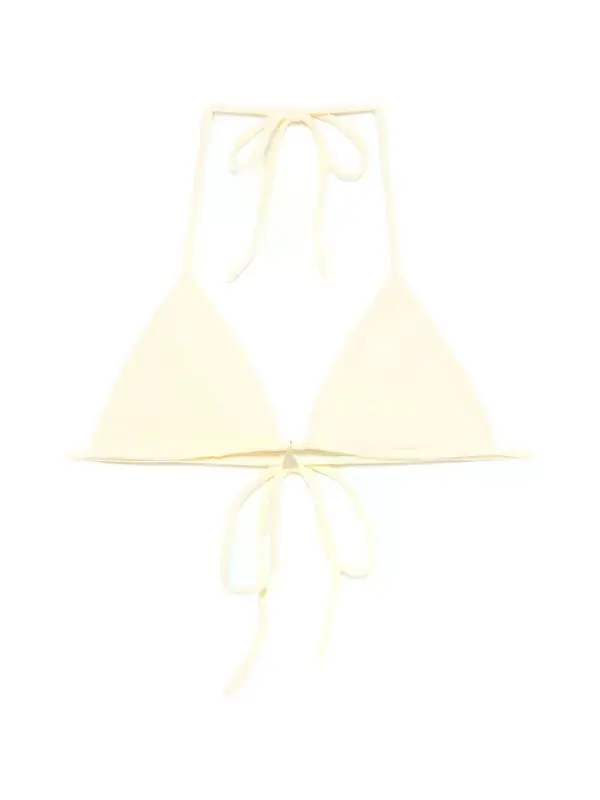 FAE SWIM Triangle Bikini Top - Yellow