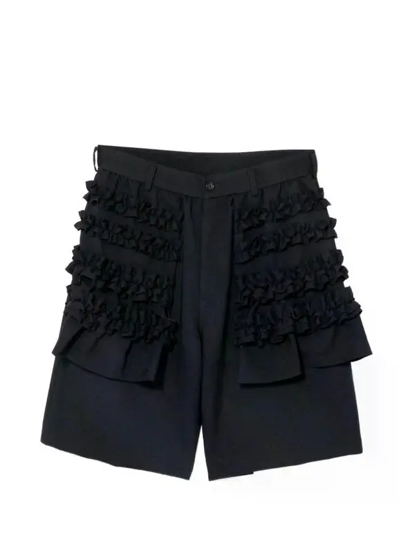 Comme Des Garçons Ruffle Knee-length Shorts