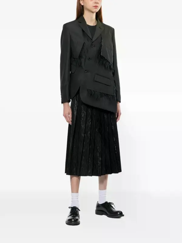 Junya Watanabe Lace Pleated Skirt