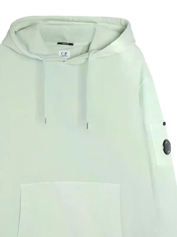 C.P. COMPANY Lens-detail Pocket Hoodie - Blue