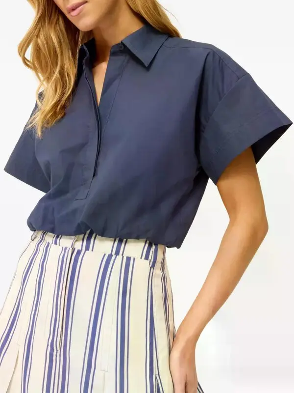 MARIE OLIVER Sierra Collar Top - Blue