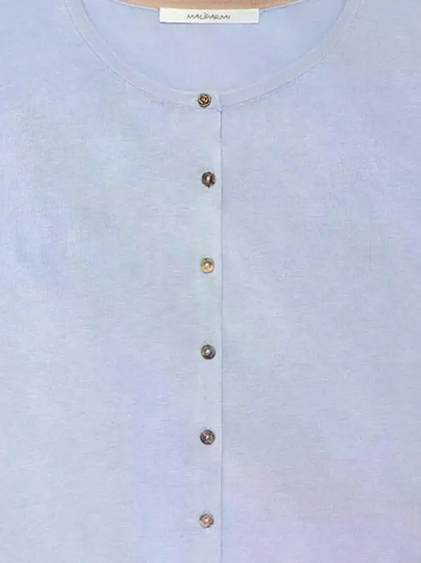 Malìparmi Pocket Crew Neck Cardigan