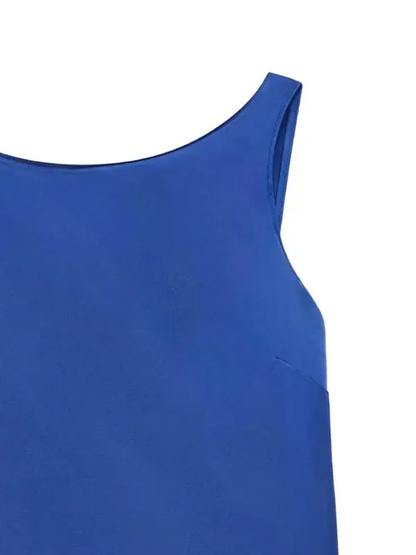 Malìparmi Viscose Sleeveless Top - Blue