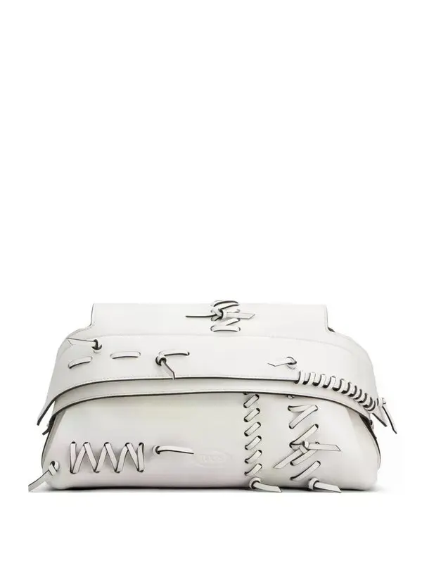 TOD'S Wave Clutch Bag - White
