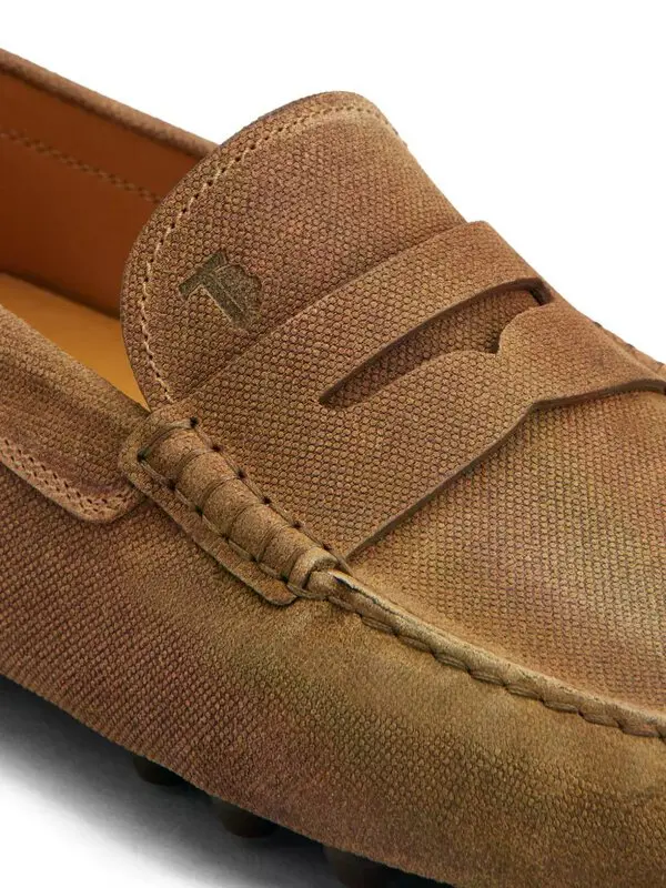 TOD'S Penny-slot Loafers - Brown
