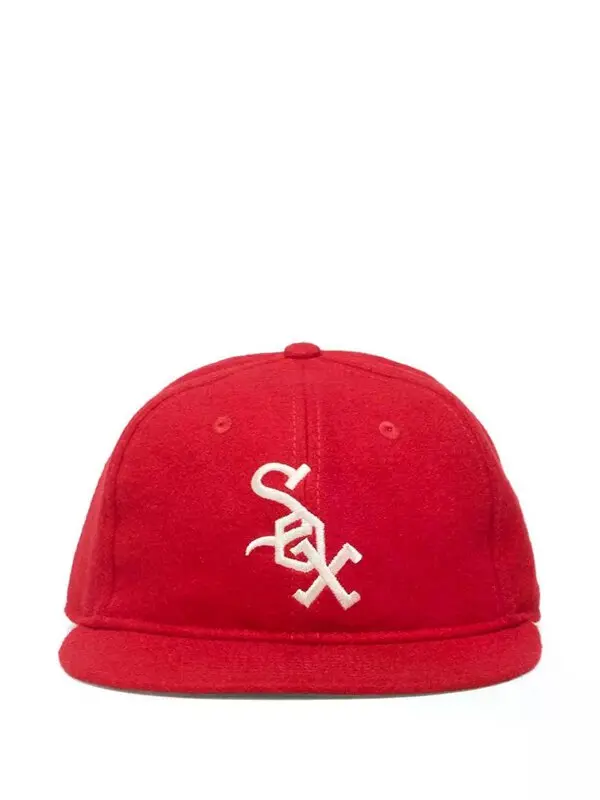 New Era Embroidered Logo Baseball Cap - Red
