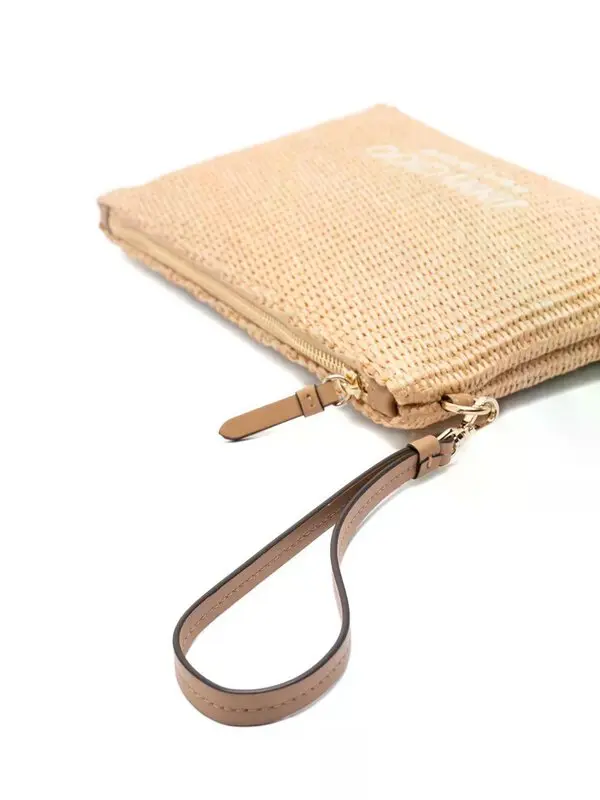 Jimmy Choo Zipped Flat Pouch - Neutrals - 10% Off | Editorialist