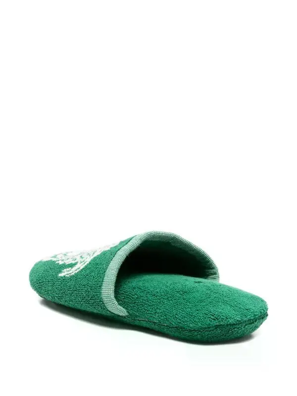 Versace Medusa-motif Slippers - Green
