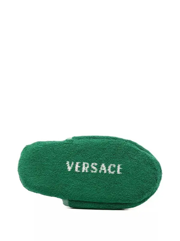 Versace Medusa-motif Slippers - Green