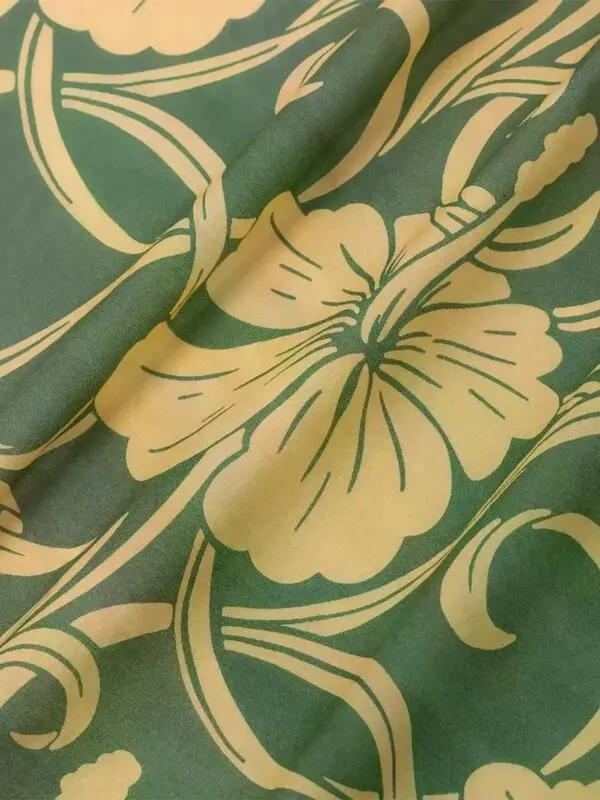 Drole De Monsieur Floral-print Shirt - Green