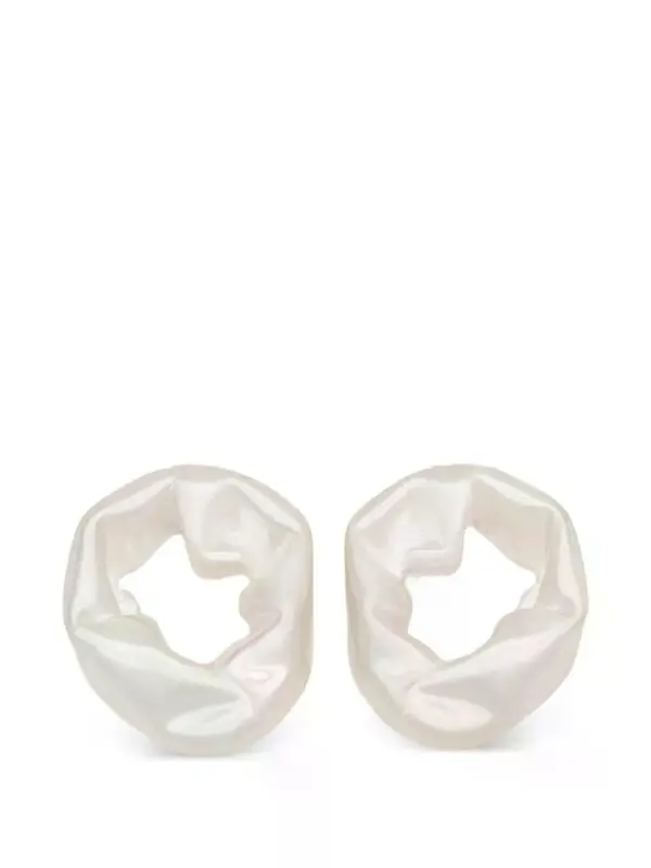 Completedworks Scrunch Earrings - Silver