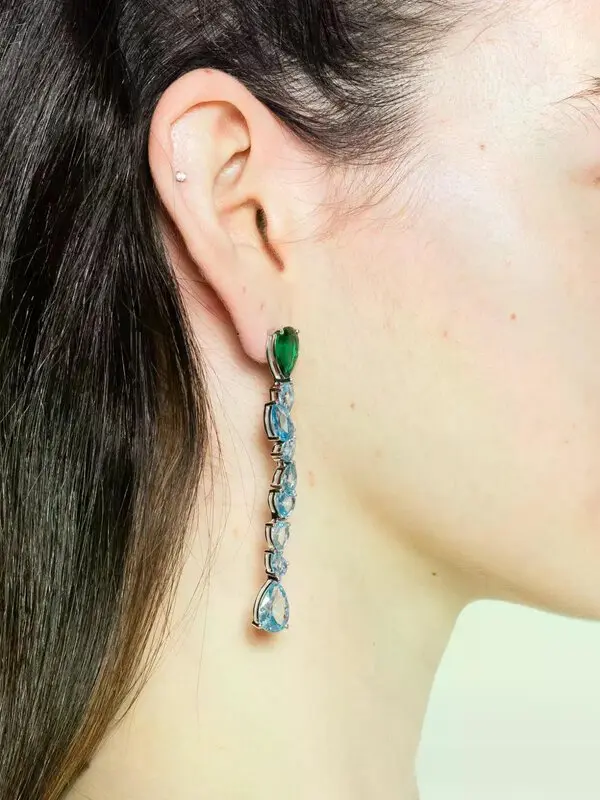 Completedworks Crystal-embellished Drop Earrings