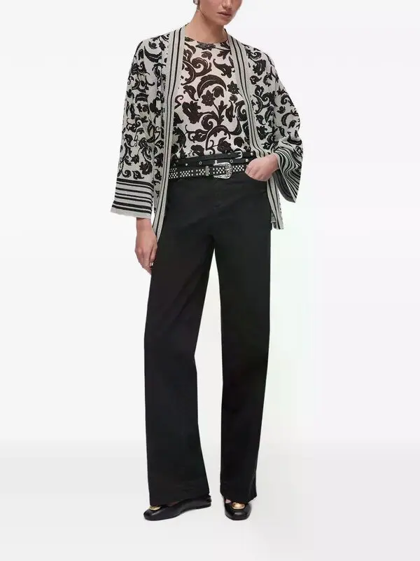 Liu Jo Floral Stripe Cardigan