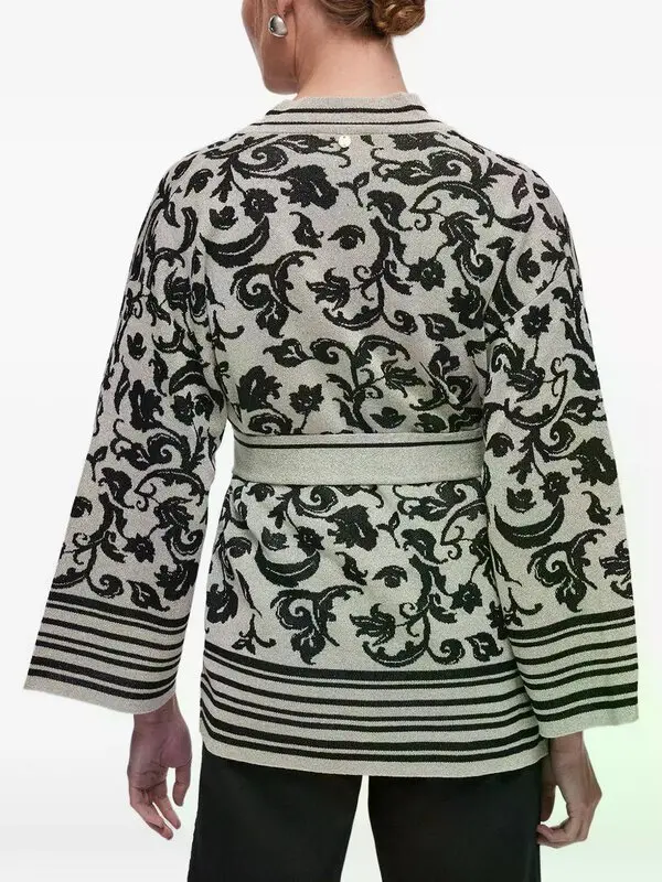 Liu Jo Floral Stripe Cardigan