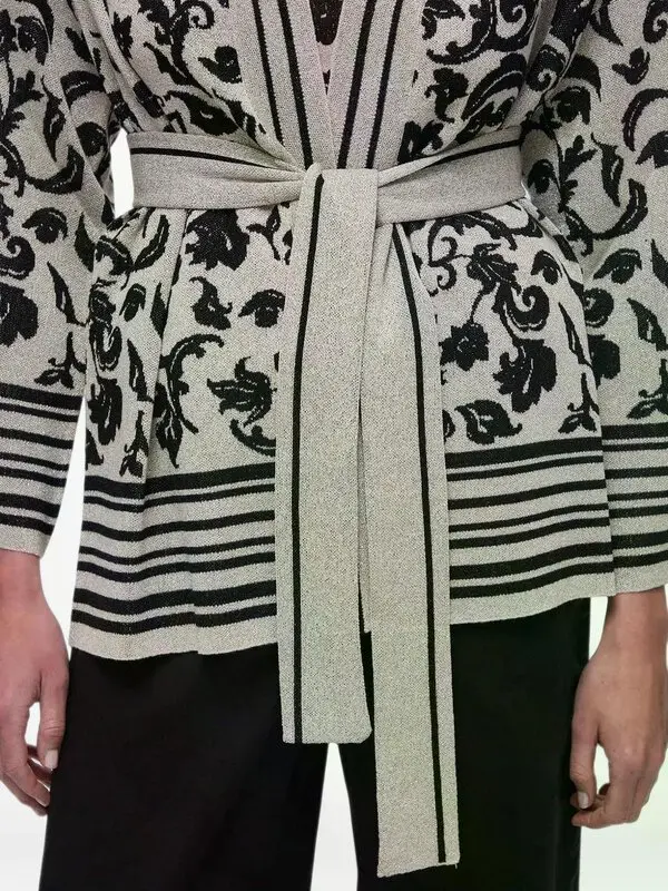Liu Jo Floral Stripe Cardigan