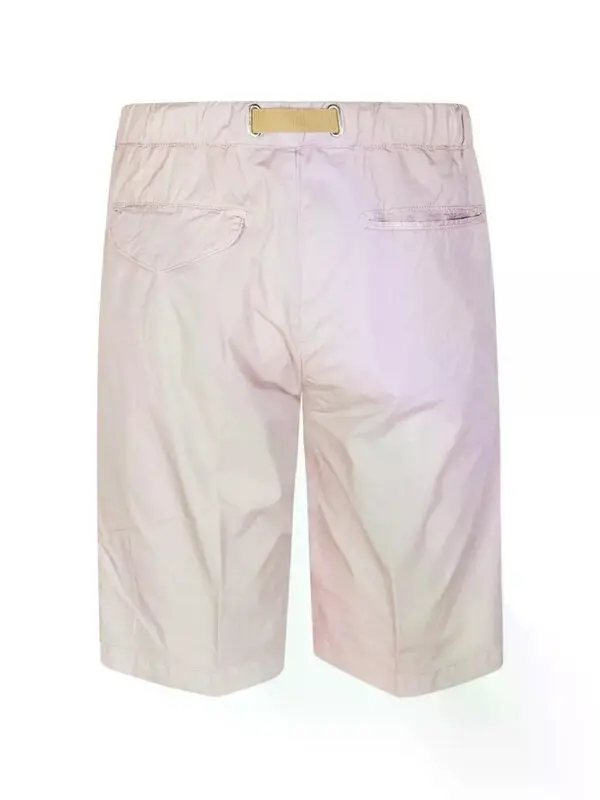 WHITE SAND Belted Bermuda Shorts - Pink