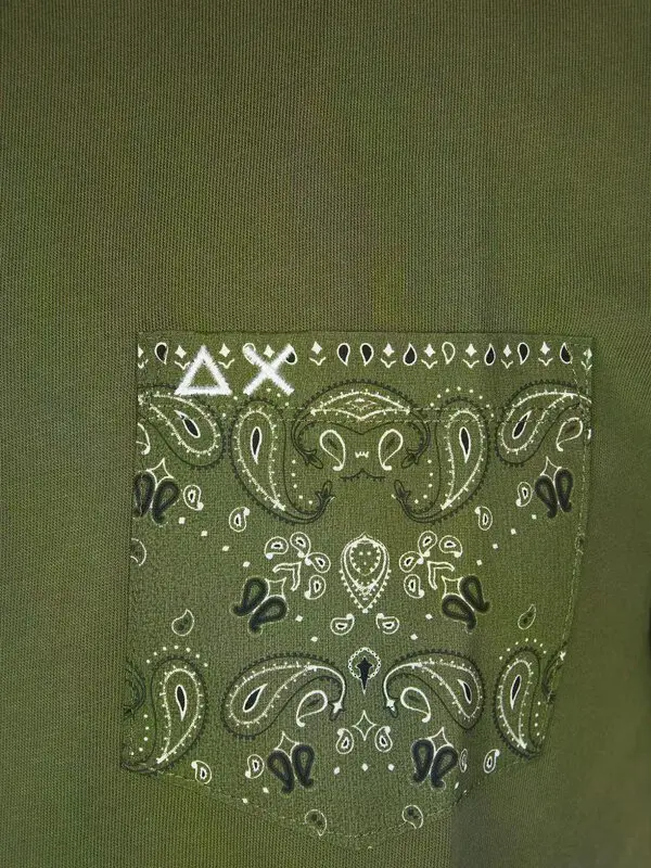 SUN 68 Bandana-pocket T-shirt - Green