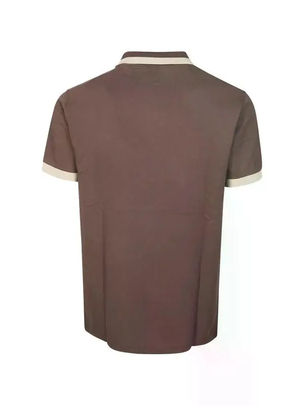 SUN 68 Contrast-trim Polo Shirt