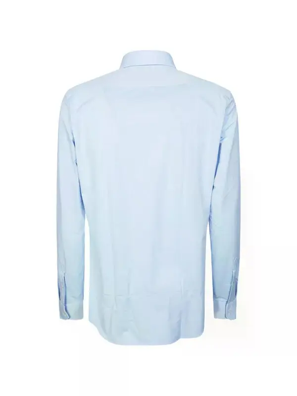 XACUS French-collar Shirt - Blue