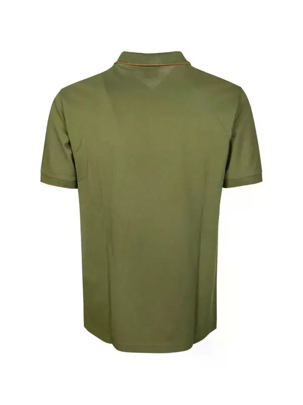 SUN 68 Contrast-trim Polo Shirt - Green