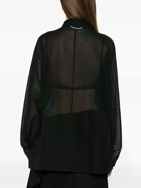 Carven Pearl-appliqué Shirt