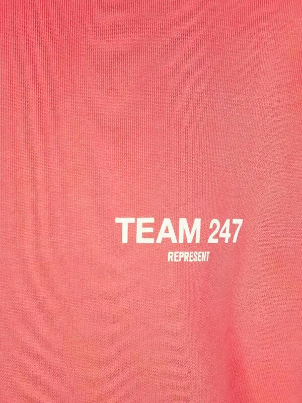 REPRESENT Team 247 Cotton Hoodie - Pink