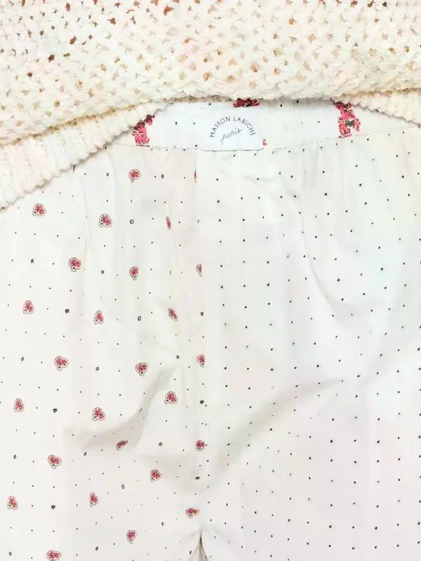 Maison Labiche Flower-print Shorts