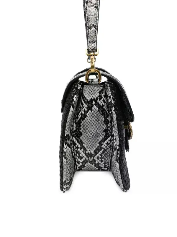 Just Cavalli Logo-detail Flap-closure Shoulder Bag