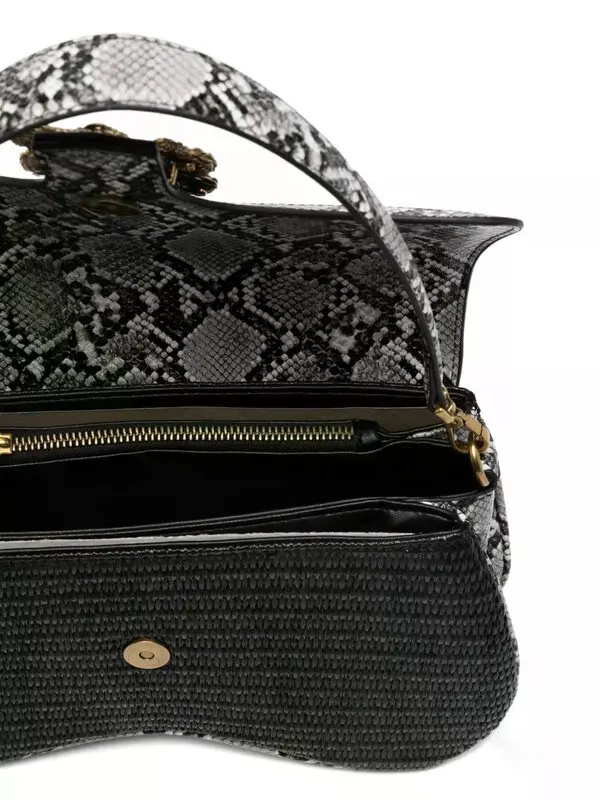 Just Cavalli Logo-detail Flap-closure Shoulder Bag