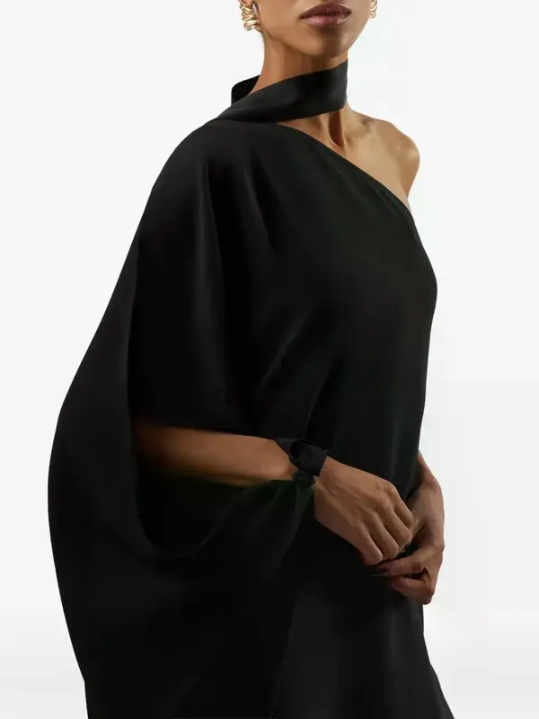 TALLER MARMO Florinda One-shoulder Dress - Black