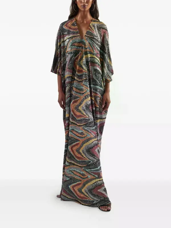 TALLER MARMO Gala Sequinned Maxi Dress