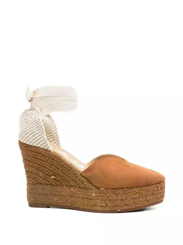 Manebí Tie-detail Almond-toe Espadrilles - Brown