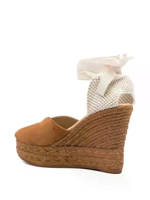 Manebí Tie-detail Almond-toe Espadrilles - Brown