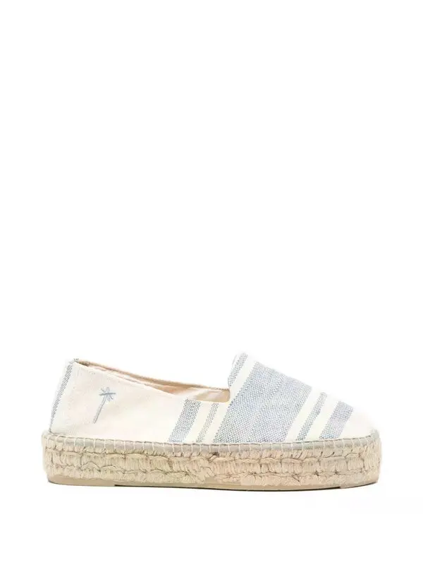 Manebí Striped Espadrilles - Neutrals
