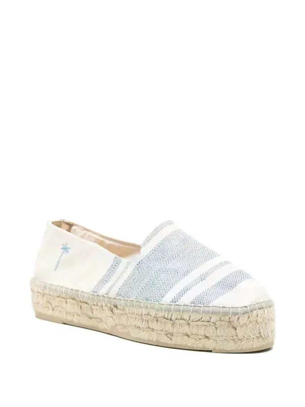 Manebí Striped Espadrilles - Neutrals