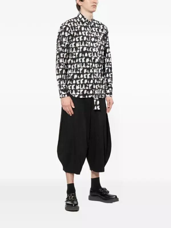 Comme Des Garçons Logo-print Long-sleeve Shirt