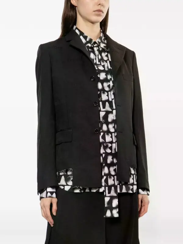 Comme Des Garçons Logo-print Long-sleeve Shirt