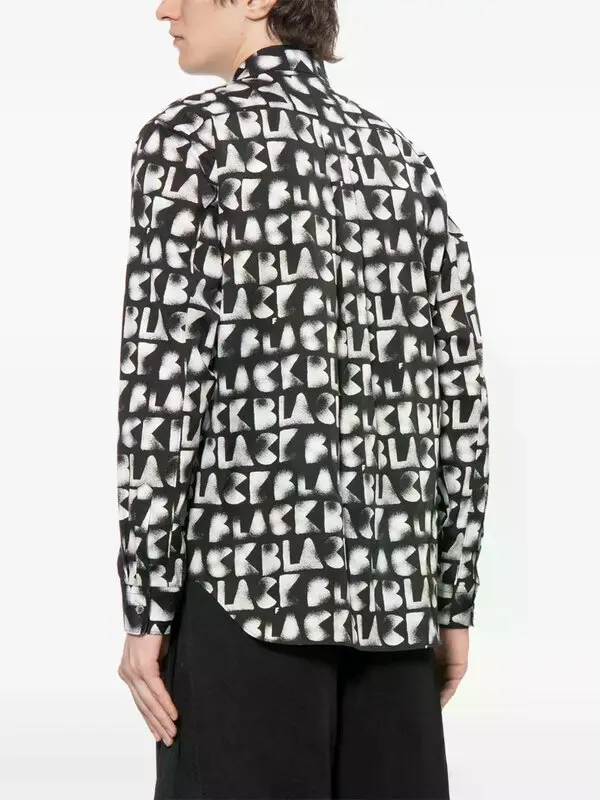 Comme Des Garçons Logo-print Long-sleeve Shirt