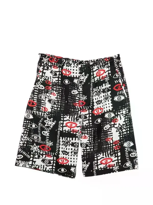 Comme Des Garçons Graphic-print Shorts