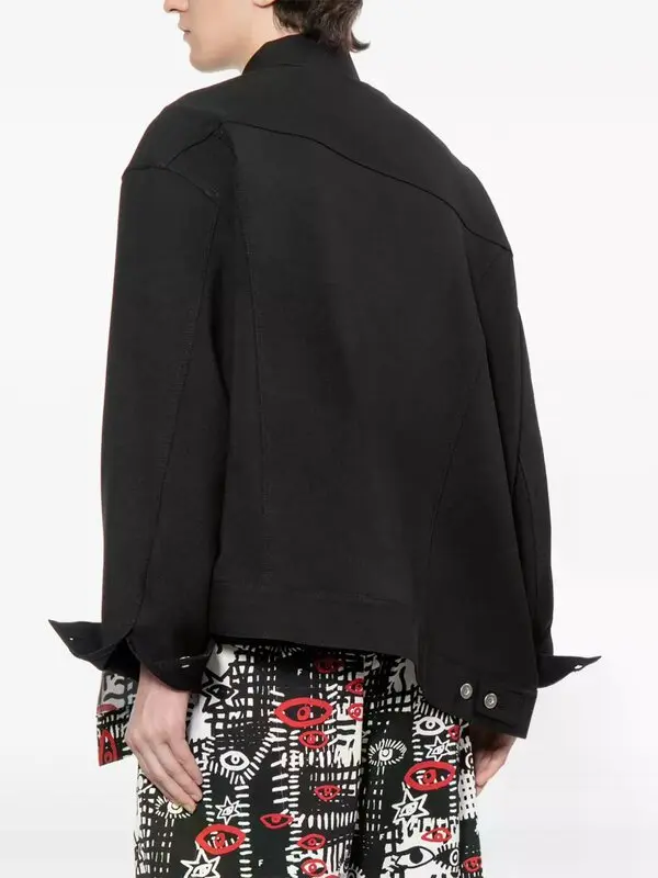 Comme Des Garçons Graphic Print Long-sleeve Shirt Jacket