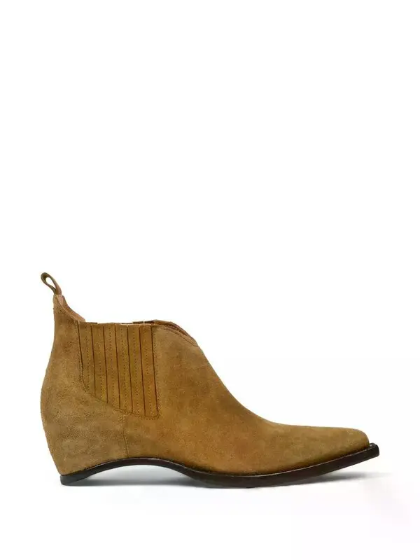 MAISON MARGIELA Heel-less Western Chelsea Boots - Neutrals