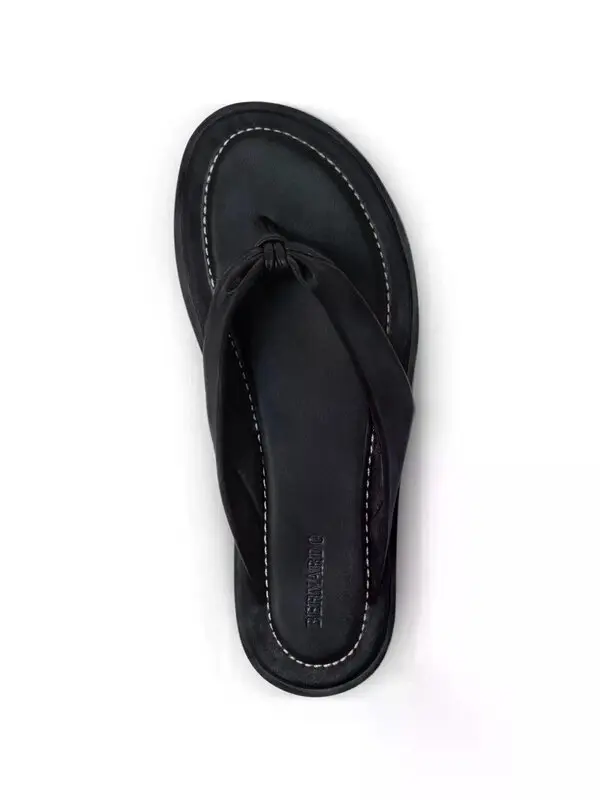 Bernardo Salt Thong Flat Sandals - Black