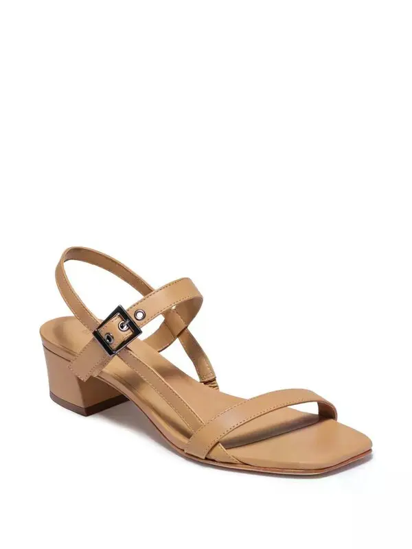 Bernardo Jinji Buckle Strap Sandals - Neutrals