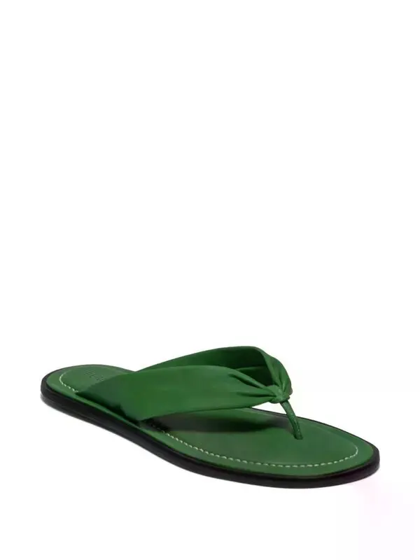 Bernardo Thong Flat Sandals - Green
