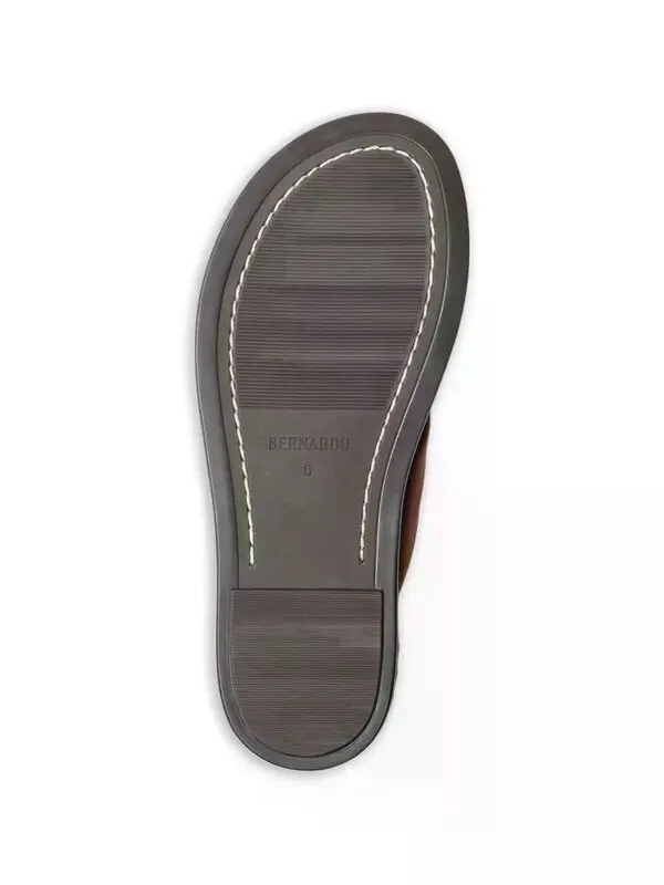 Bernardo Knotted Leather Sandals