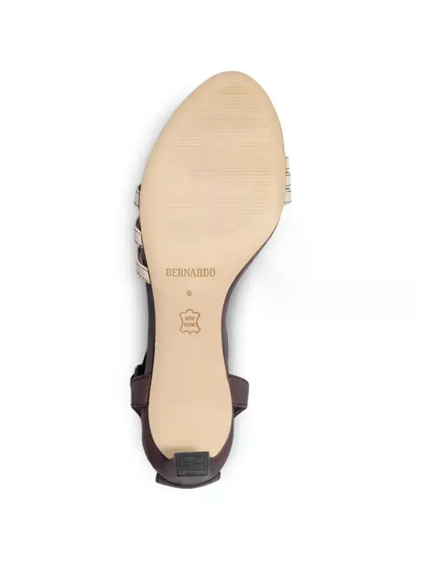 Bernardo Lima Strappy Heeled Sandals - Brown