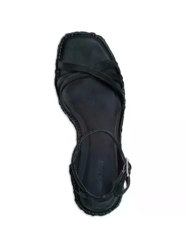 Bernardo Cairo Criss-cross Wedge Espadrilles - Black