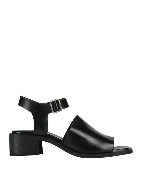 Moma Calfskin Sandals - Black