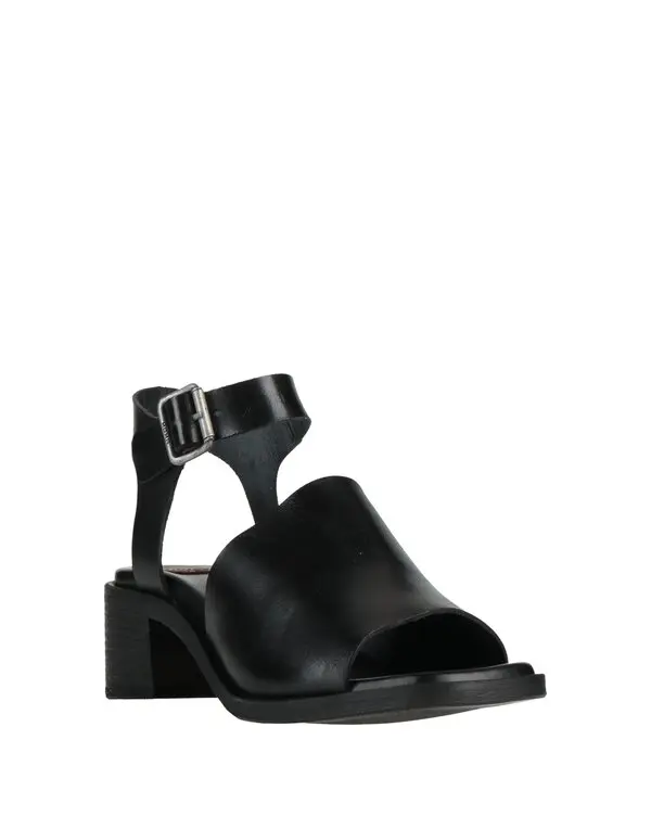 Moma Calfskin Sandals - Black
